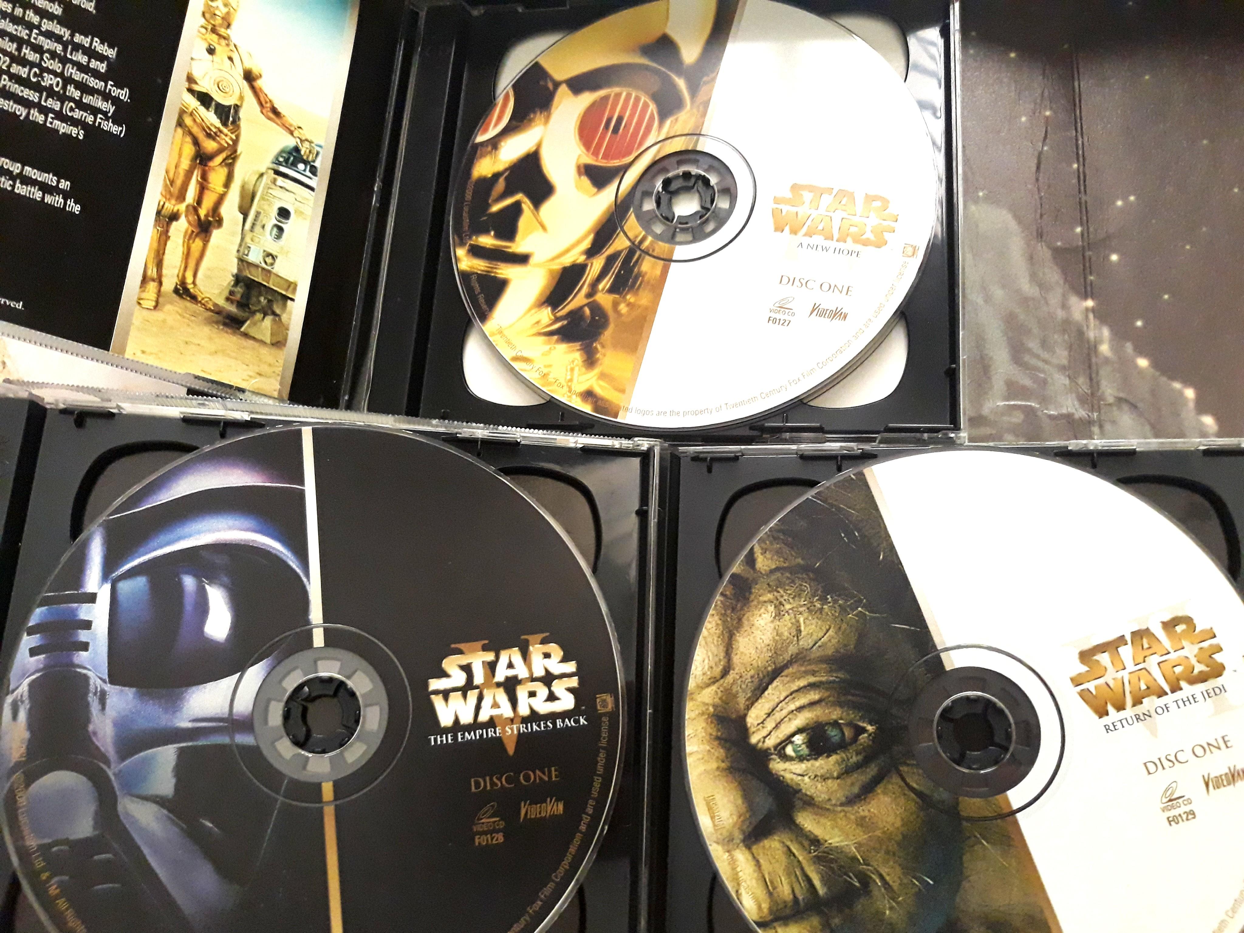 Star Wars Trilogy VCD + book, Hobbies & Toys, Music & Media, CDs & DVDs ...