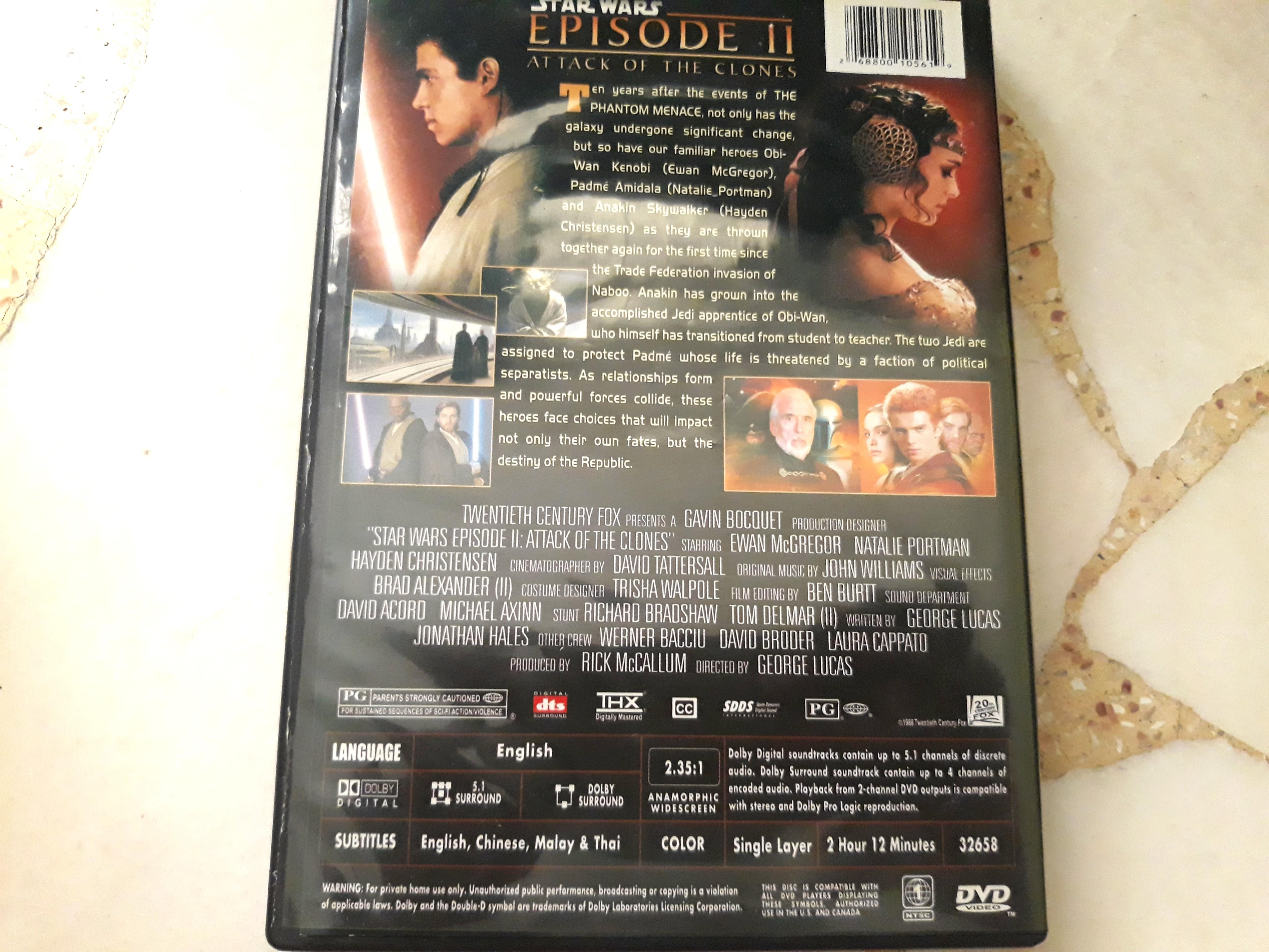 Star Wars Trilogy VCD + book, Hobbies & Toys, Music & Media, CDs & DVDs ...