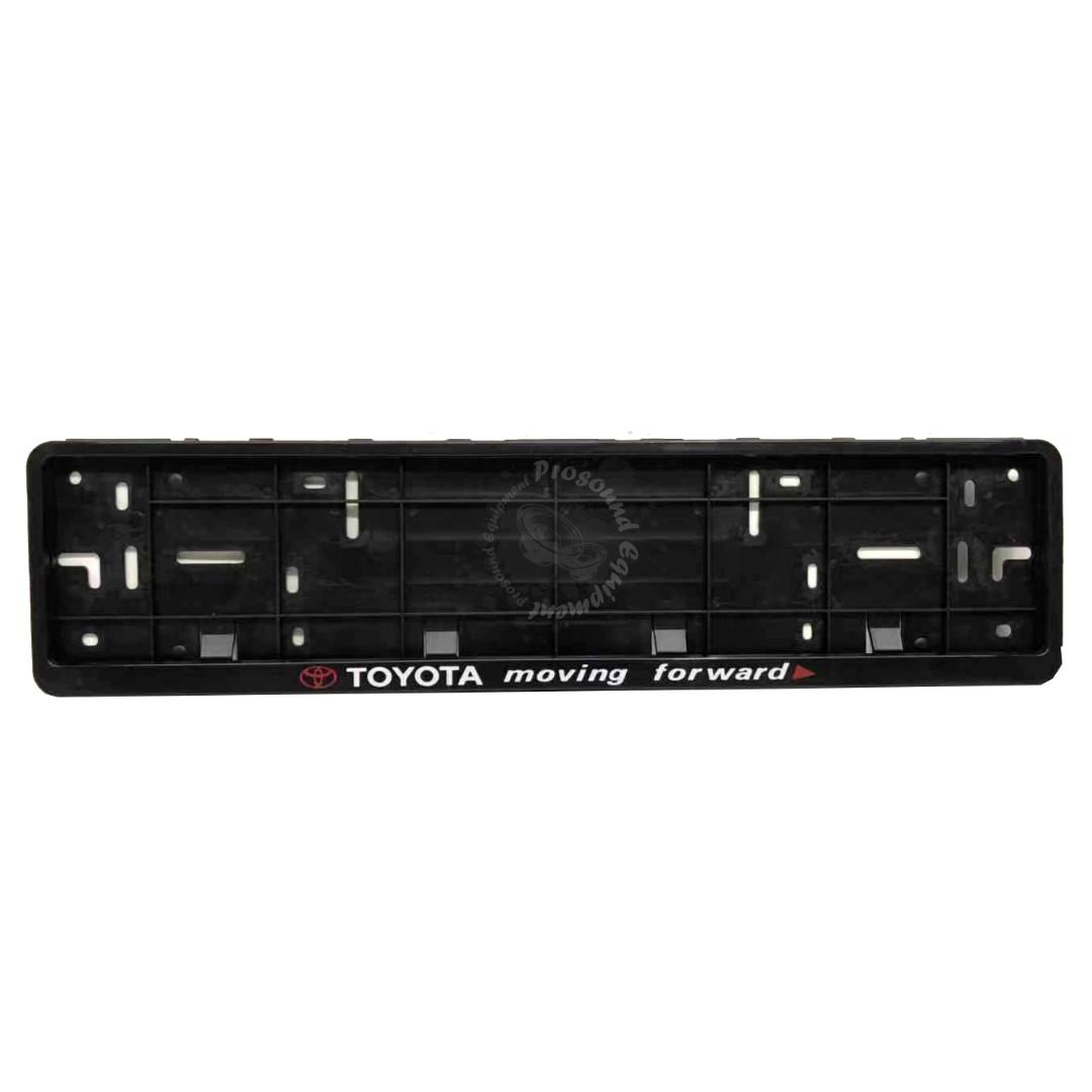 TOYOTA FRONT NUMBER PLATE CASING (BLACK), Auto Accessories on Carousell