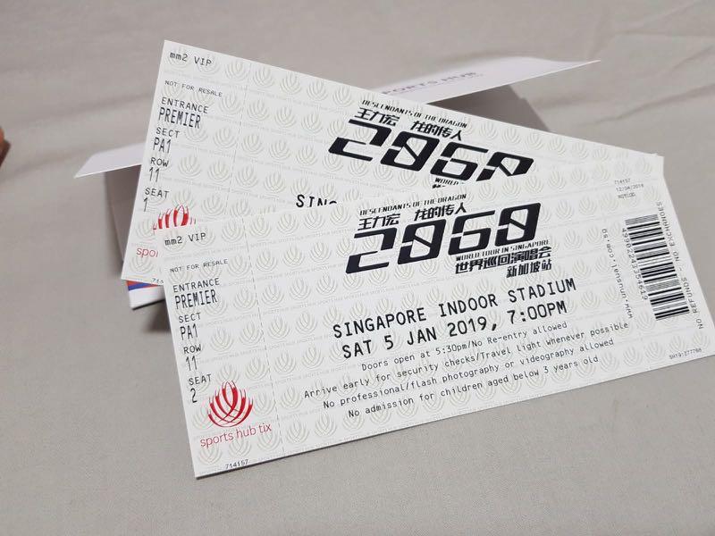 Wang Lee Hom Descendants of the Dragon Tour, Hobbies & Toys ...