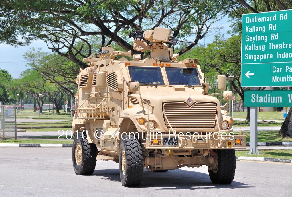 1:35 Singapore Armed Forces SAF Mine-Resistant Ambush Protected vehicle ...