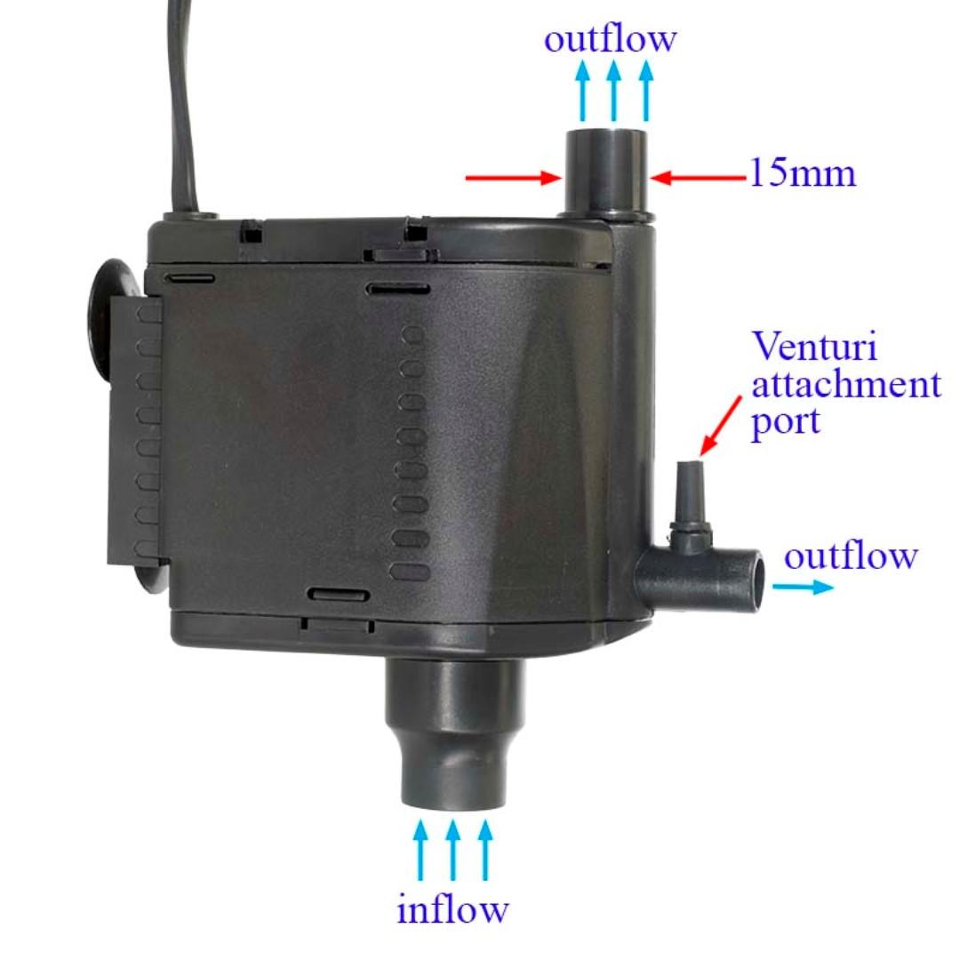 25W Water Pump Powerhead for Aquarium Fish Tank, Pet Supplies, Homes ...