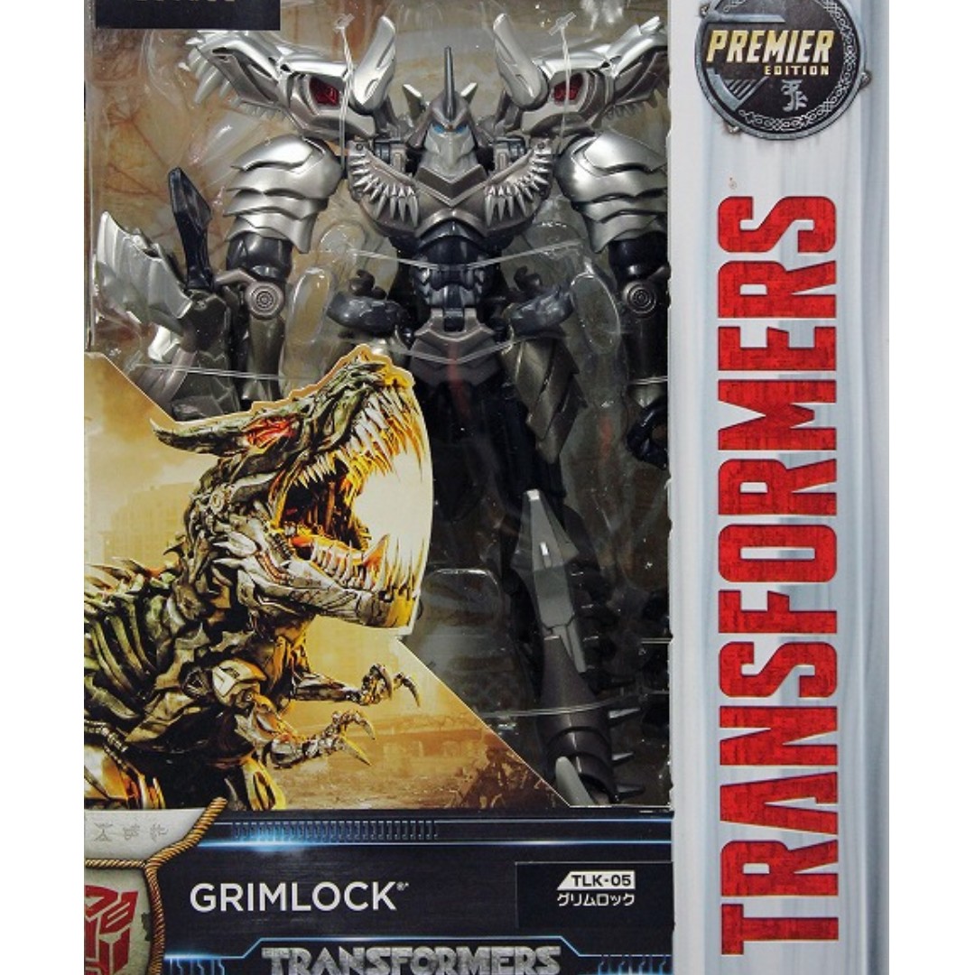 清貨 特價全新 原裝正版 日本版 TAKARA TOMY Transformers Grimlock Tlk-05 Toys 益智 變形金剛 電影最終騎士 暴龍機器人 鋼鎖 ,恐龍金剛的首領 ...