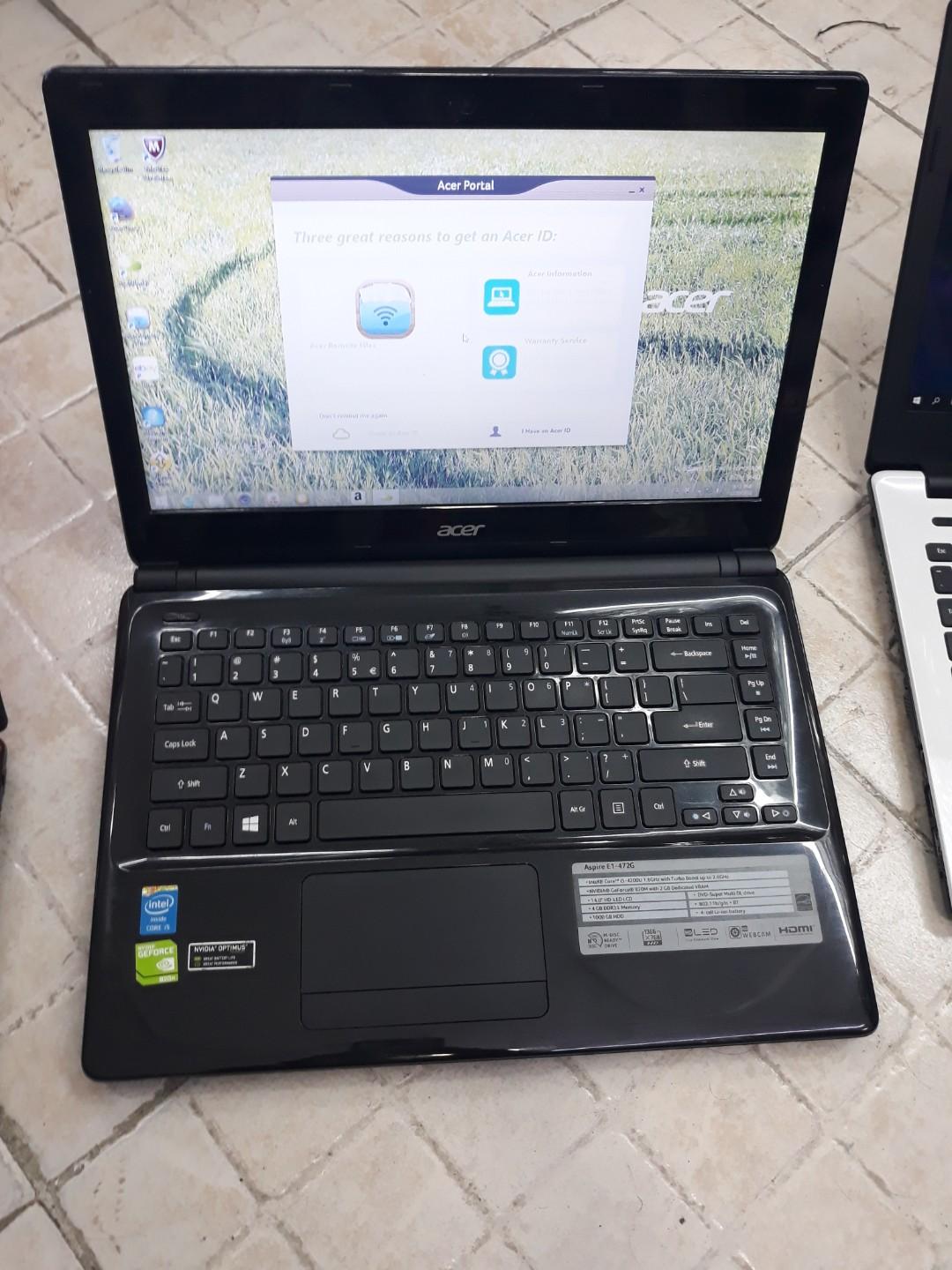 Acer Aspire Laptop 14inch Core i5 -4th gen 4gb ram 1tb hdd 2gb Nvidia ...