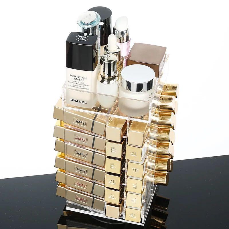 Acrylic 360 Rotating Lipstick Holder, Furniture & Home Living, Home ...