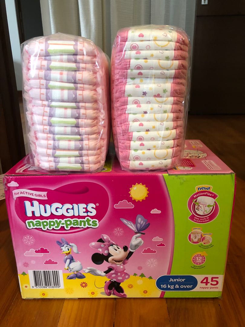 Australian Huggies Nappy Pants, Babies & Kids, Bathing & Changing ...