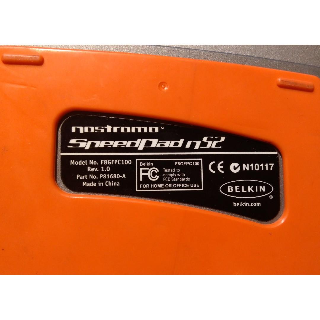 Belkin Nostromo N52 SpeedPad Gaming Keypad, Video Gaming, Gaming ...