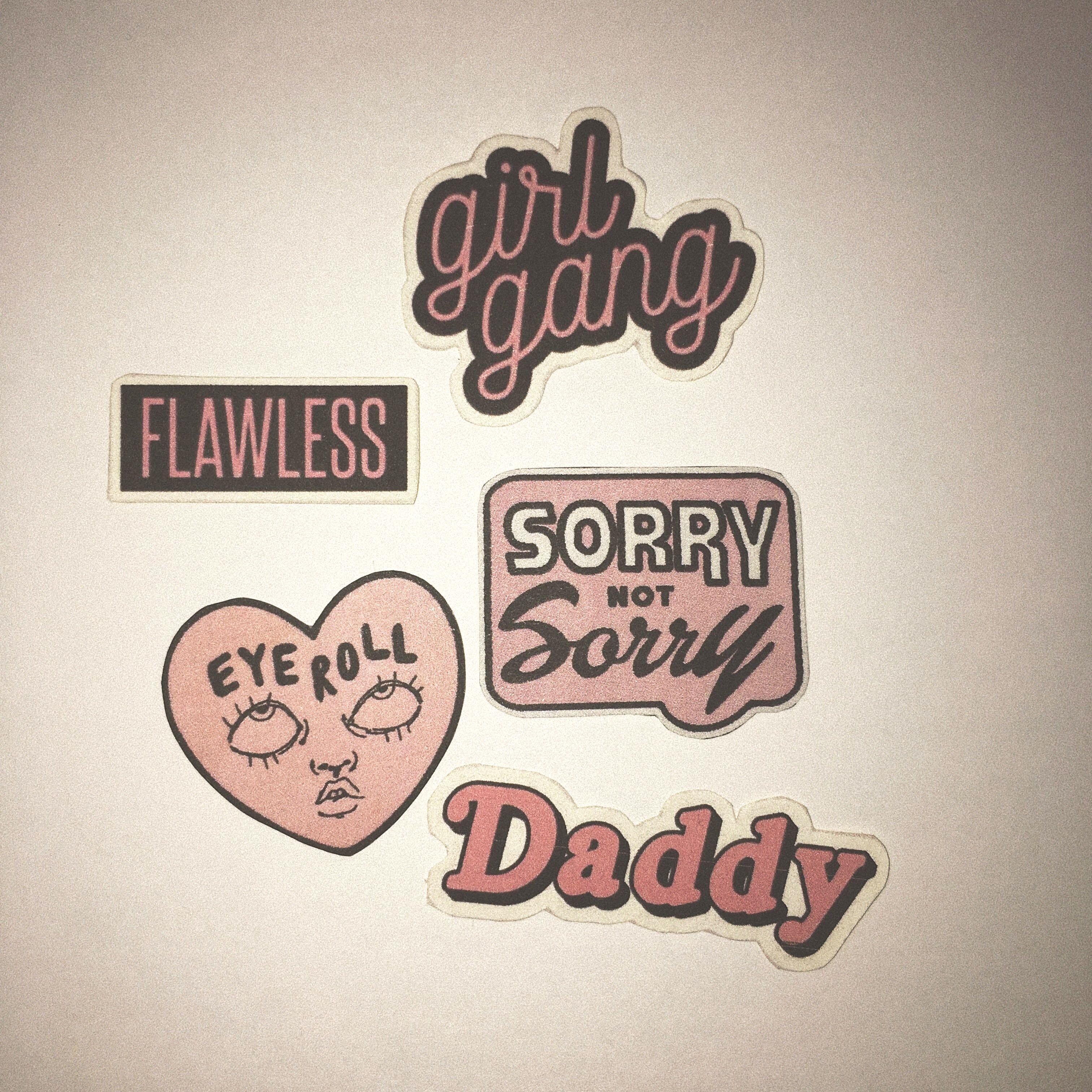 Black pink aesthetic stickers, Hobbies & Toys, Stationary & Craft ...