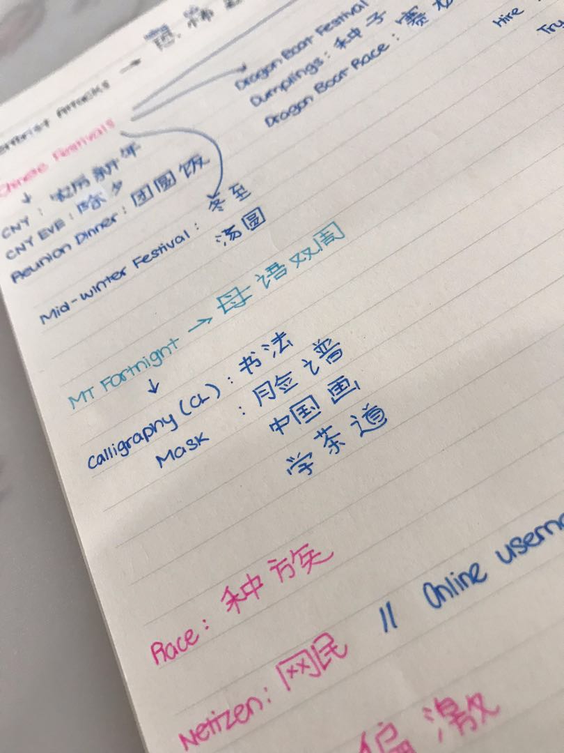 CHINESE HANDWRITTEN NOTES O LEVEL, Hobbies & Toys, Books & Magazines ...