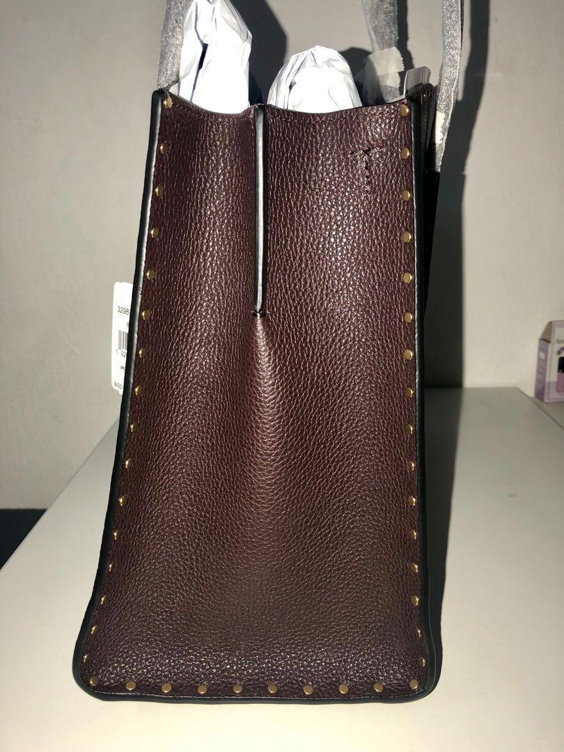 COACH Charlie CarryAll with Crystal Rivets 2018, Luxury, Bags & Wallets ...