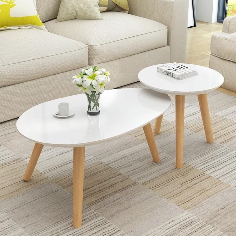 Contemporary Pop Shape Coffee Table Set, Furniture & Home Living ...