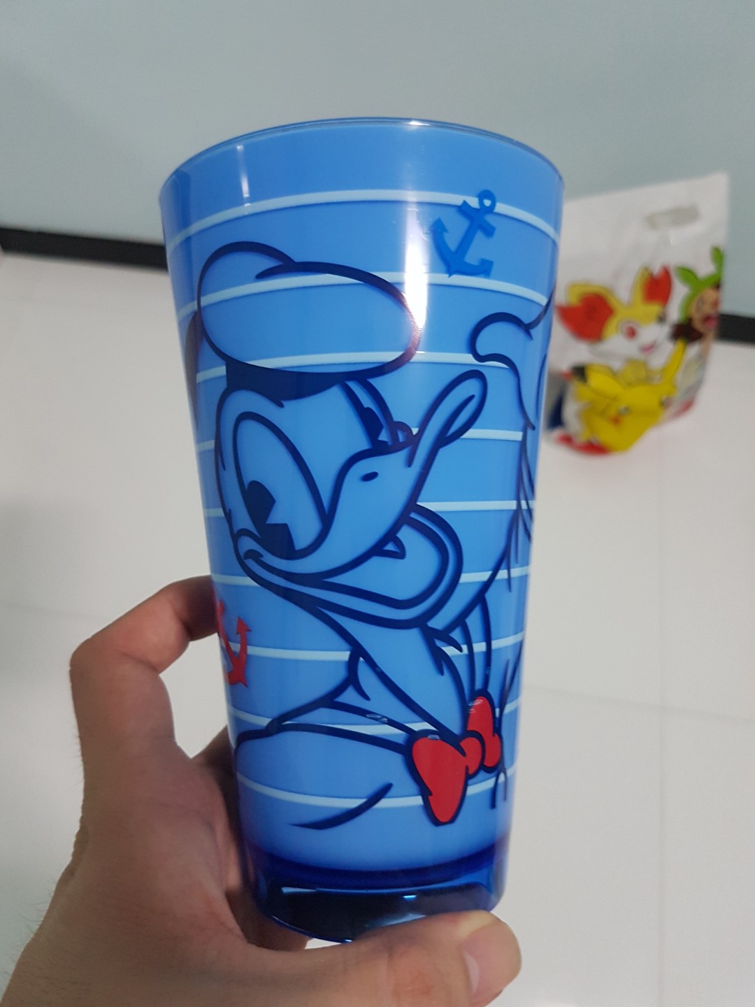 Donald Duck Glass, Hobbies & Toys, Toys & Games on Carousell