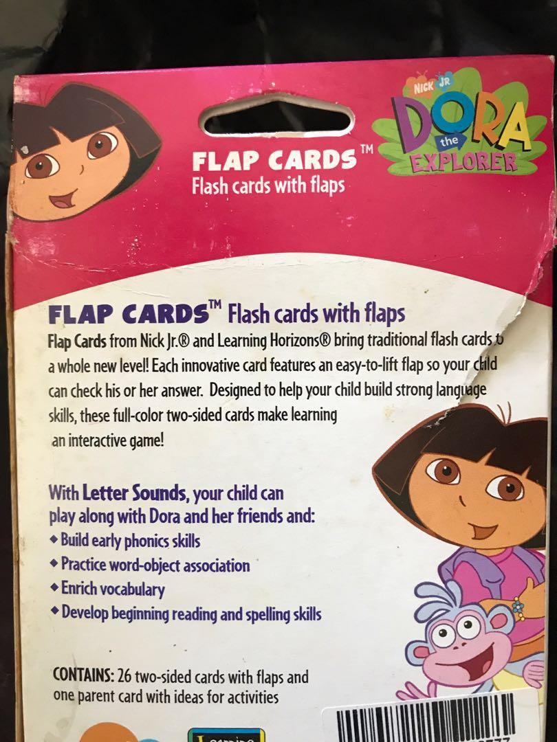 Flash card with flaps : letter sounds, Everything Else on Carousell
