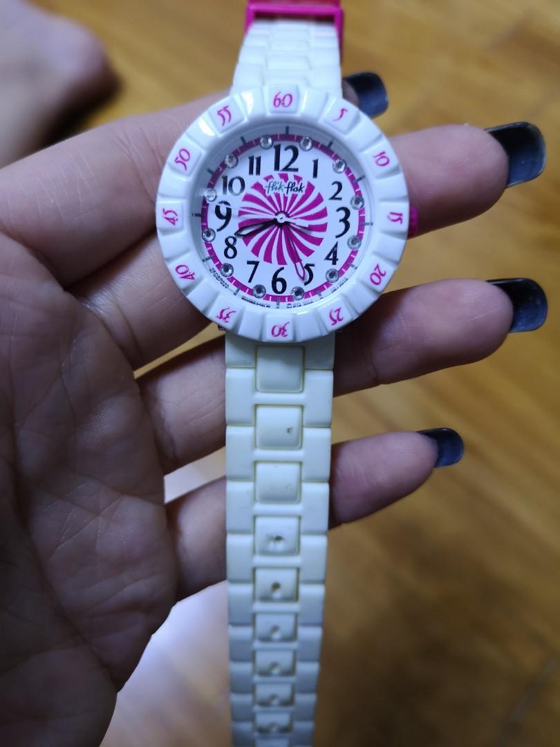 Flick Flack girl watch, Babies & Kids, Babies & Kids Fashion on Carousell