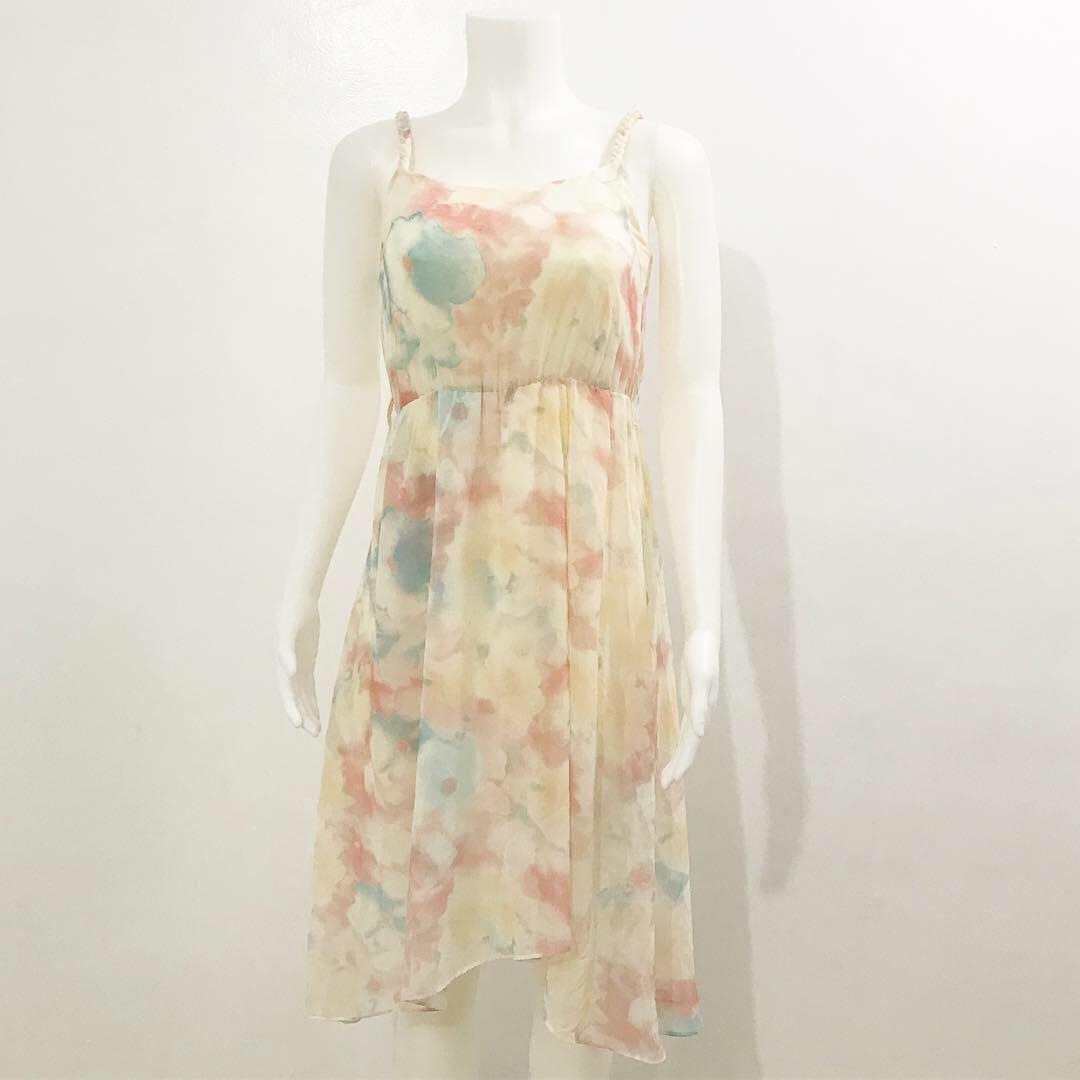 Korean Pastel Long / Maxi Dress, Women's Fashion, Dresses & Sets ...