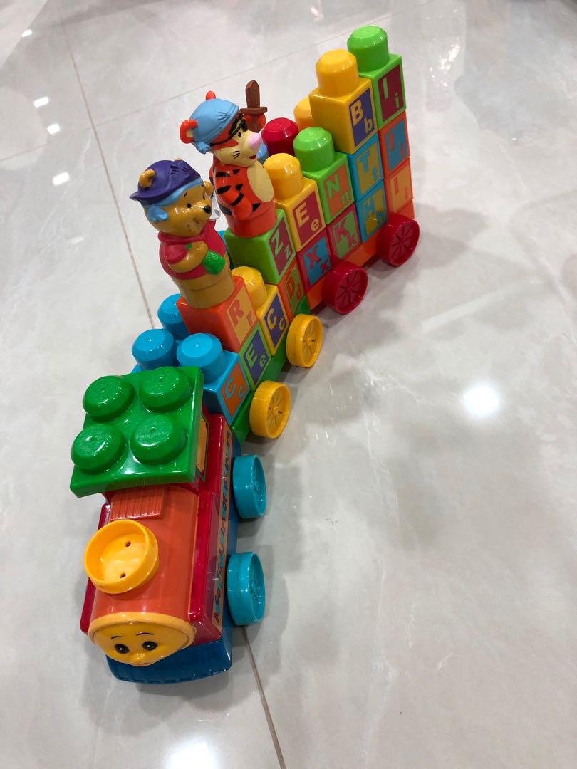 Price drop! Megabloks Pooh & Friends Alphabet Train, Hobbies & Toys ...