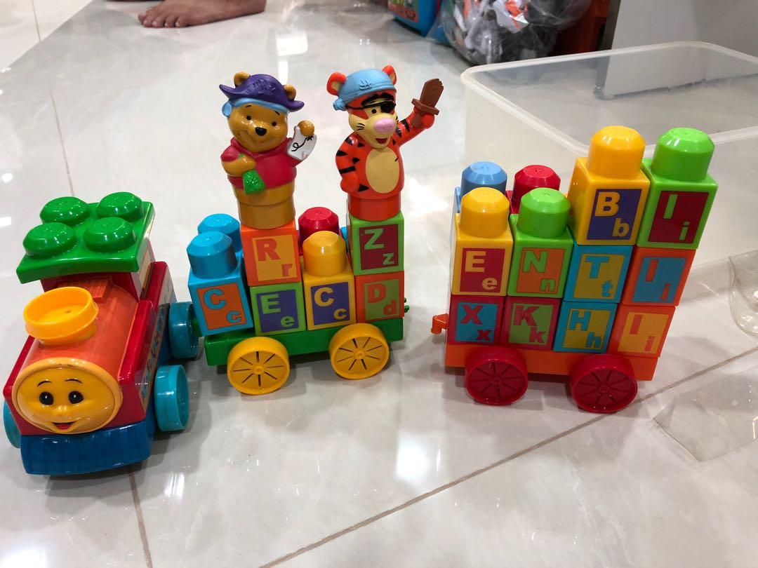 Price drop! Megabloks Pooh & Friends Alphabet Train, Hobbies & Toys ...