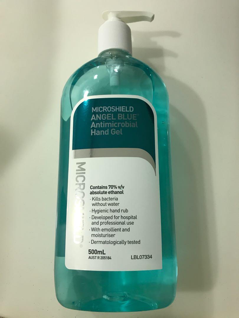 Microshield angel blue antimicrobial hand gel 500ml, Beauty & Personal ...