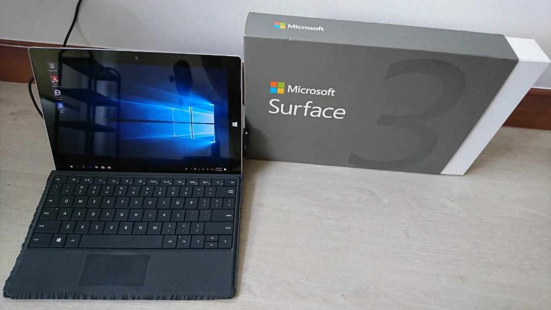 Microsoft Surface 3, Computers & Tech, Laptops & Notebooks on Carousell