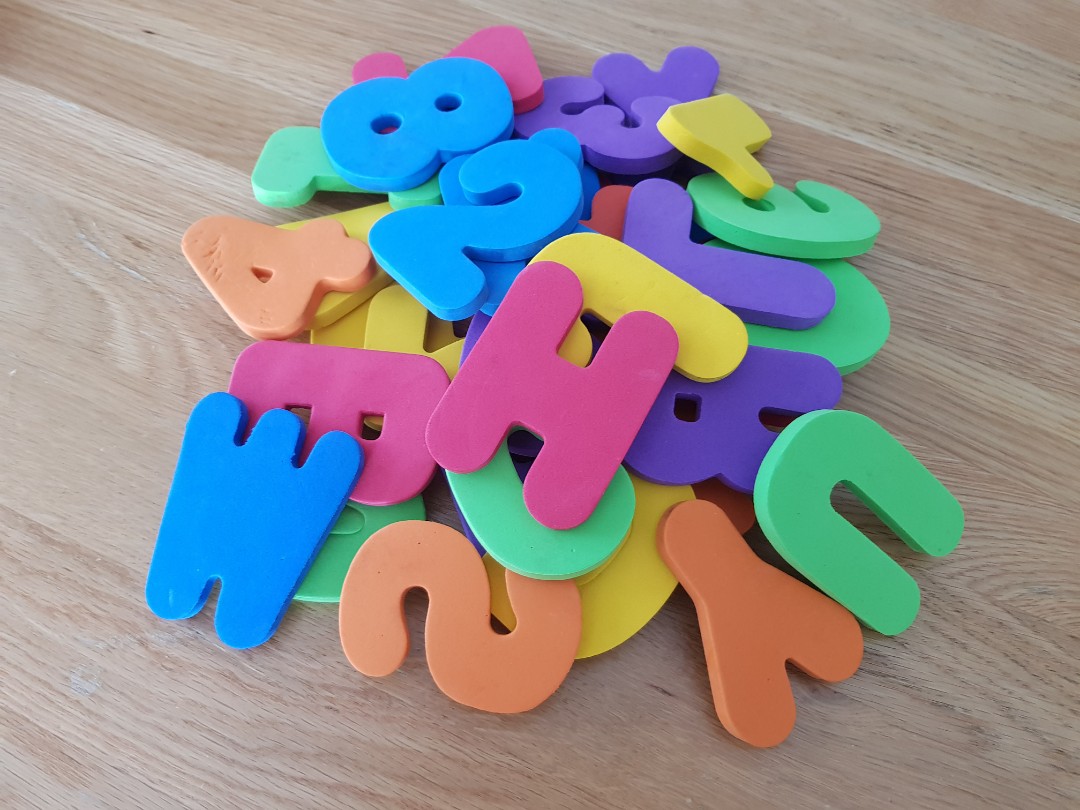 Munchkin Bath Letter & Numbers : 35 pieces only, Babies & Kids, Going ...