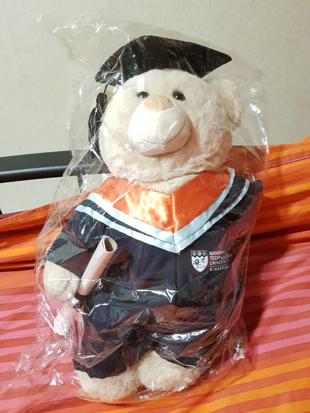 NTU Graduation Bear, Hobbies & Toys, Toys & Games on Carousell