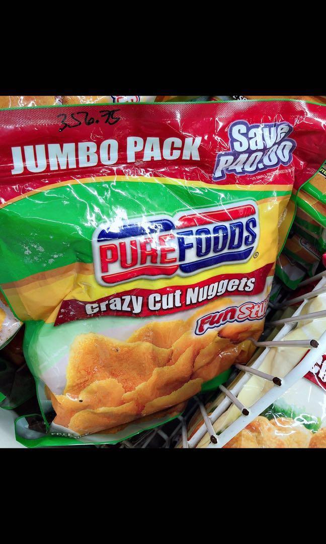 PF Crazy Cut Nuggets Jumbo Pack 1k, Food & Drinks, Local Eats on Carousell
