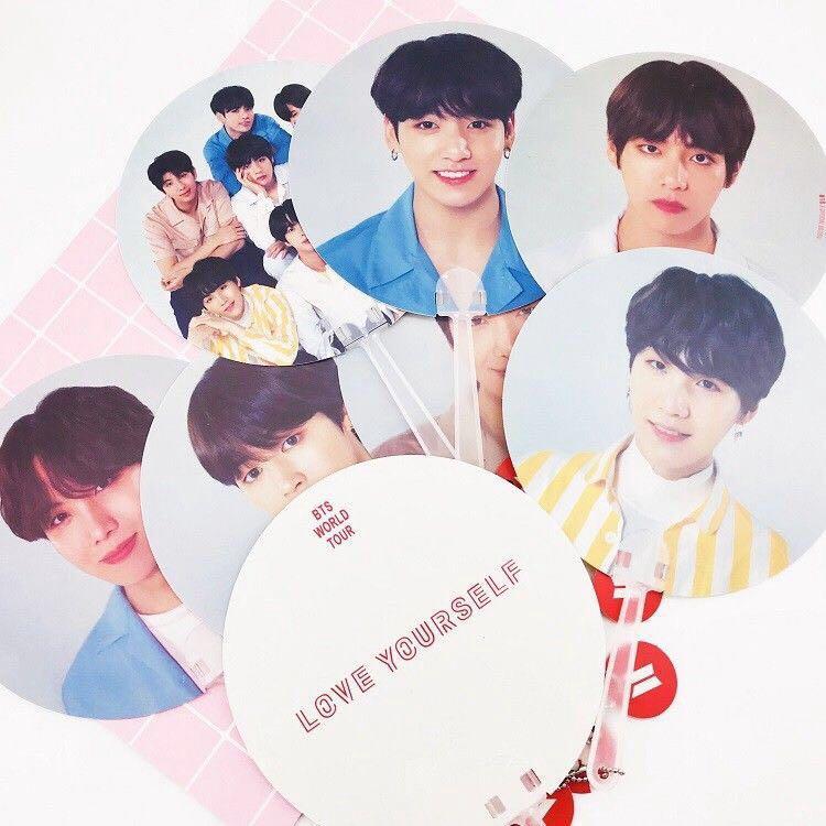 [PO] bts love yourself picket fan, Hobbies & Toys, Memorabilia ...