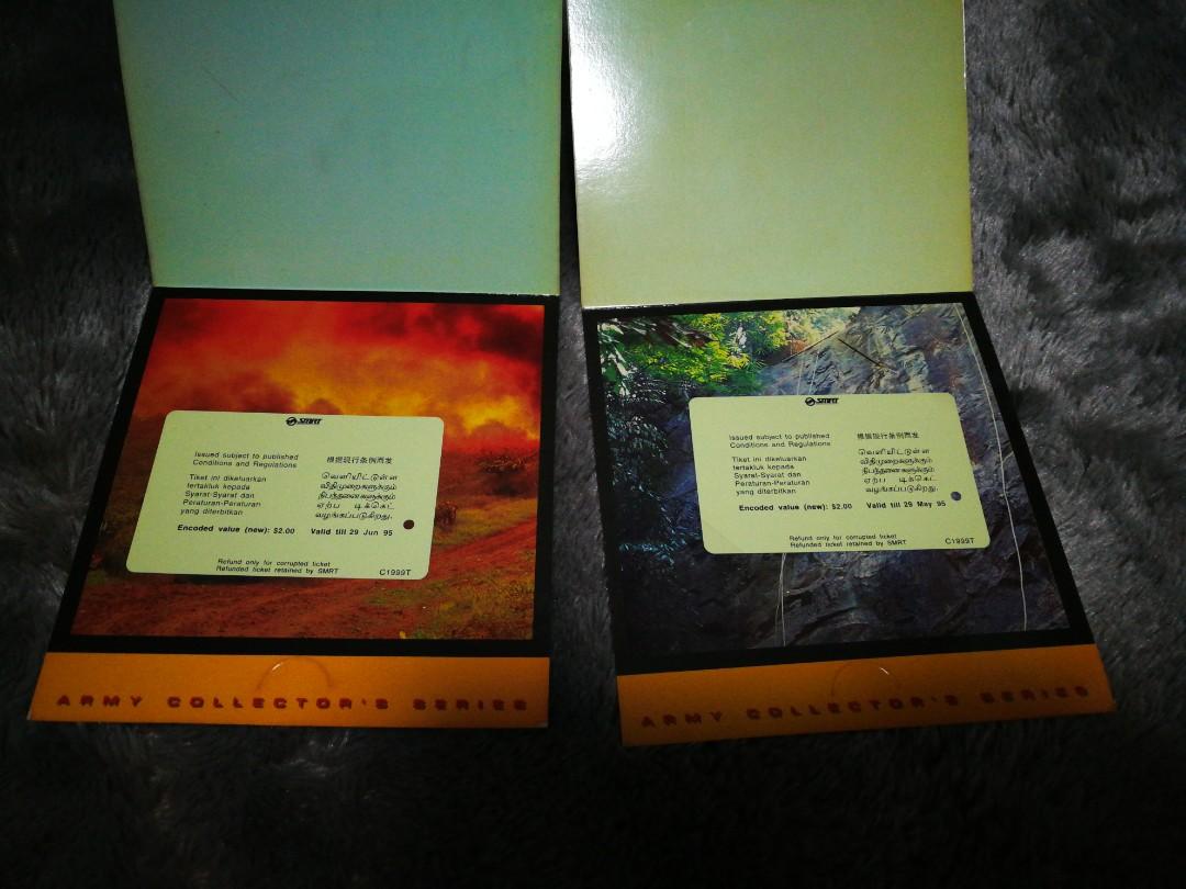 SAF Army collector MRT card, Vintage & Collectibles, Vintage ...