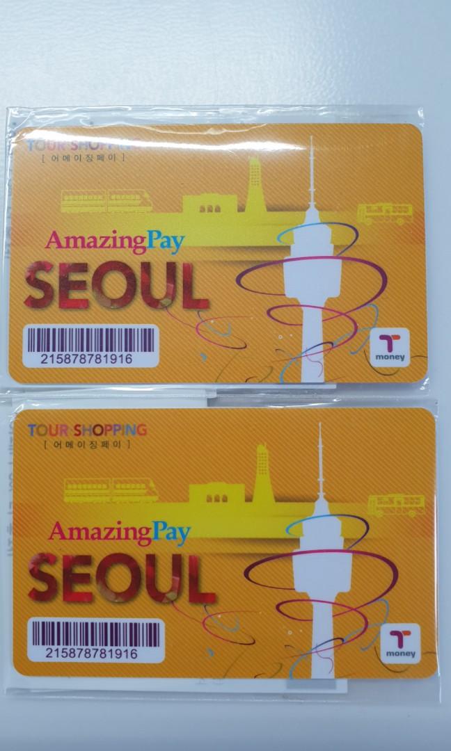 Seoul AmazingPay Amazing Pay Tmoney Card, Tickets & Vouchers, Flights ...