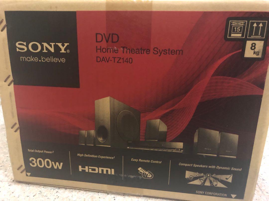 Sony DVD Home Theatre System DAV-TZ140, TV & Home Appliances, TV ...