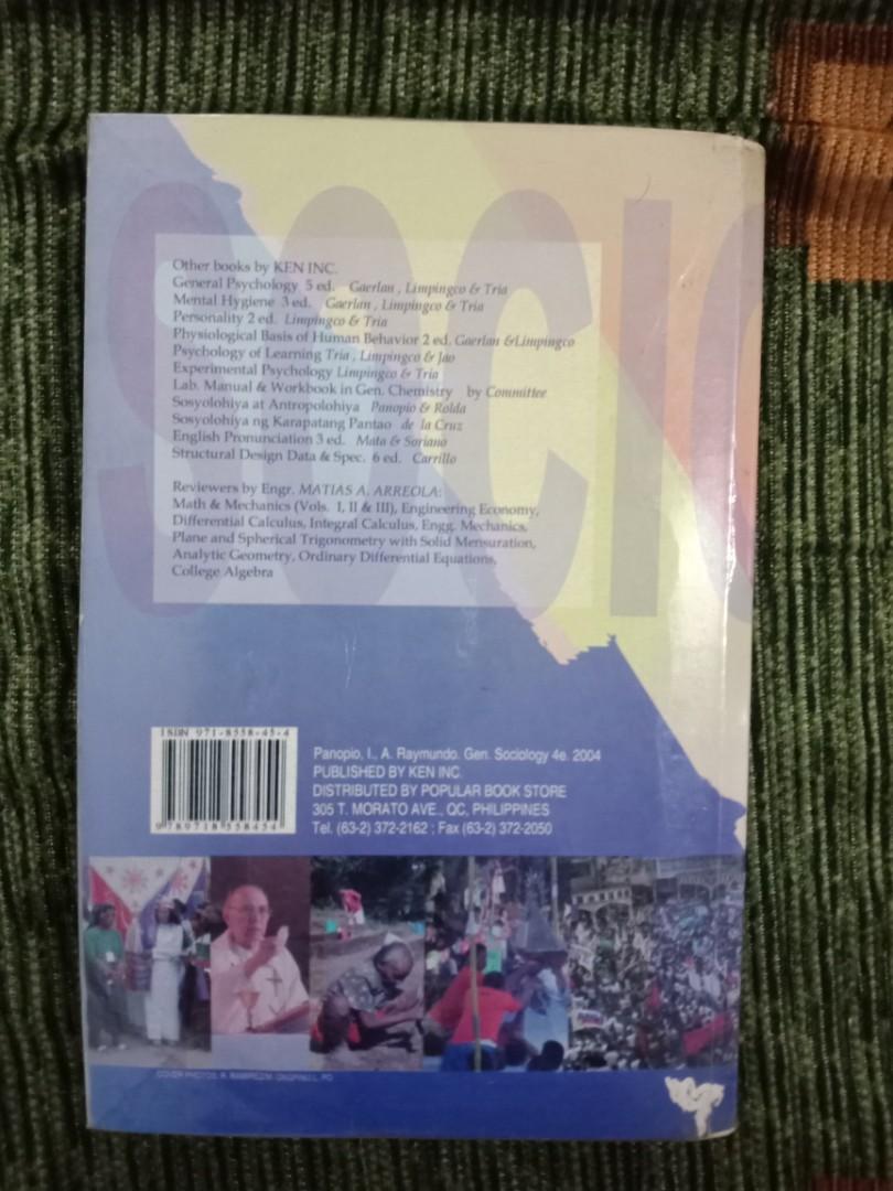 Sociology Focus on the Philippines 4th edition by Isabel Panopio and ...