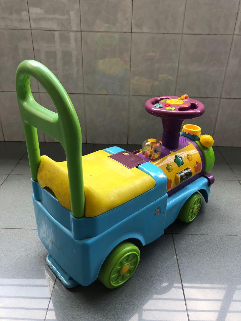 Winnie the Pooh train walker, Hobbies & Toys, Toys & Games on Carousell