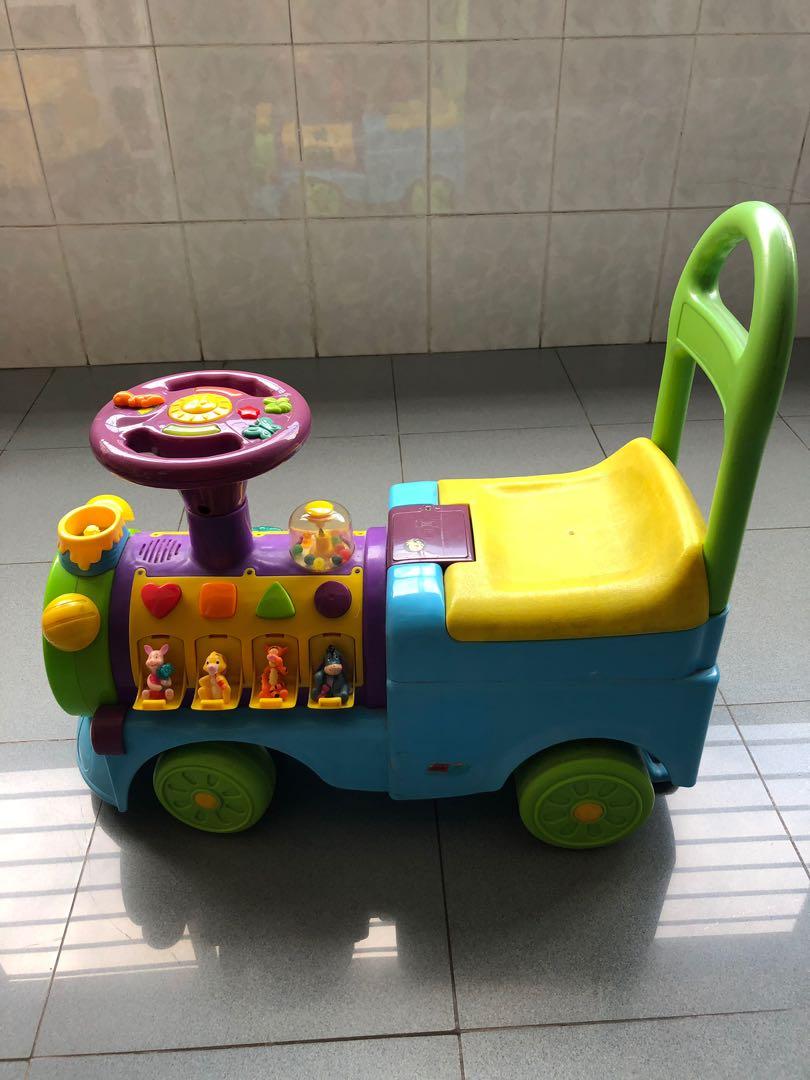Winnie the Pooh train walker, Hobbies & Toys, Toys & Games on Carousell