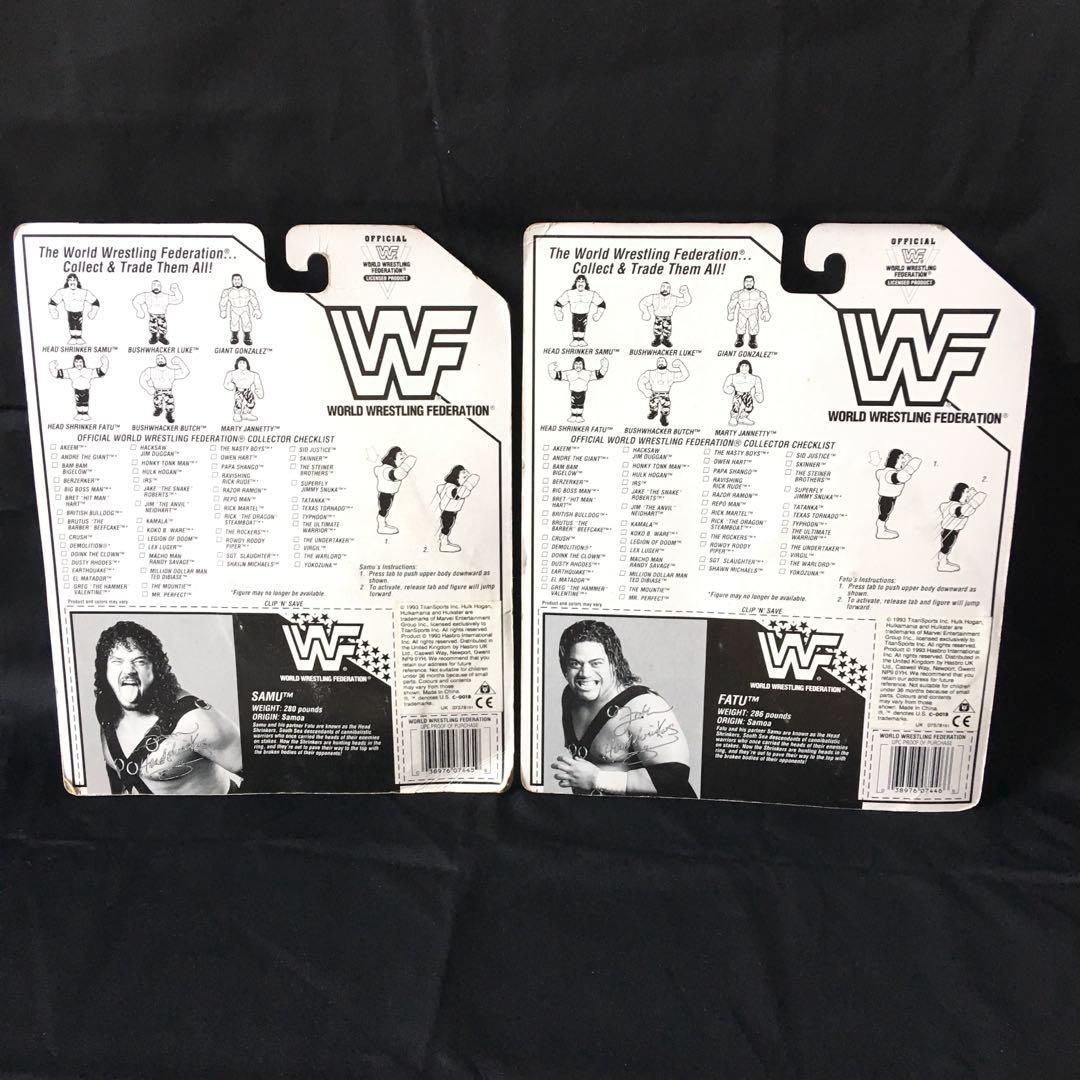 WWF The Head Shrinkers Fatu & Samu, Hobbies & Toys, Toys & Games on ...