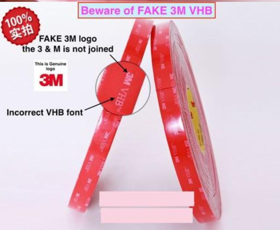 100% Genuine 3M VHB Clear Acrylic Tape. 10mm Width x 3 Meters roll., Everything Else on Carousell