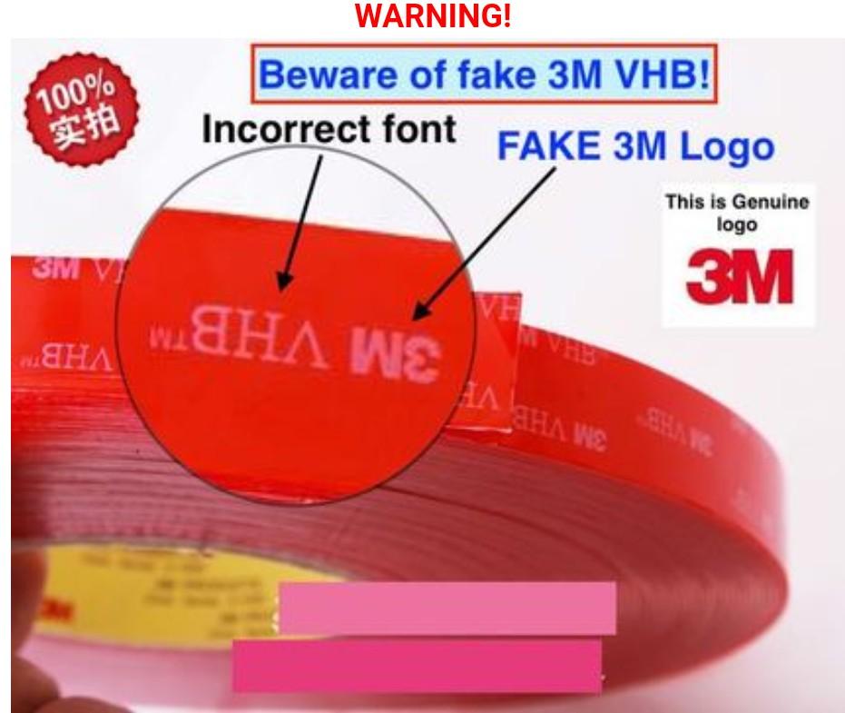 100% Genuine 3M VHB Clear Acrylic Tape. 10mm Width x 3 Meters roll., Everything Else on Carousell