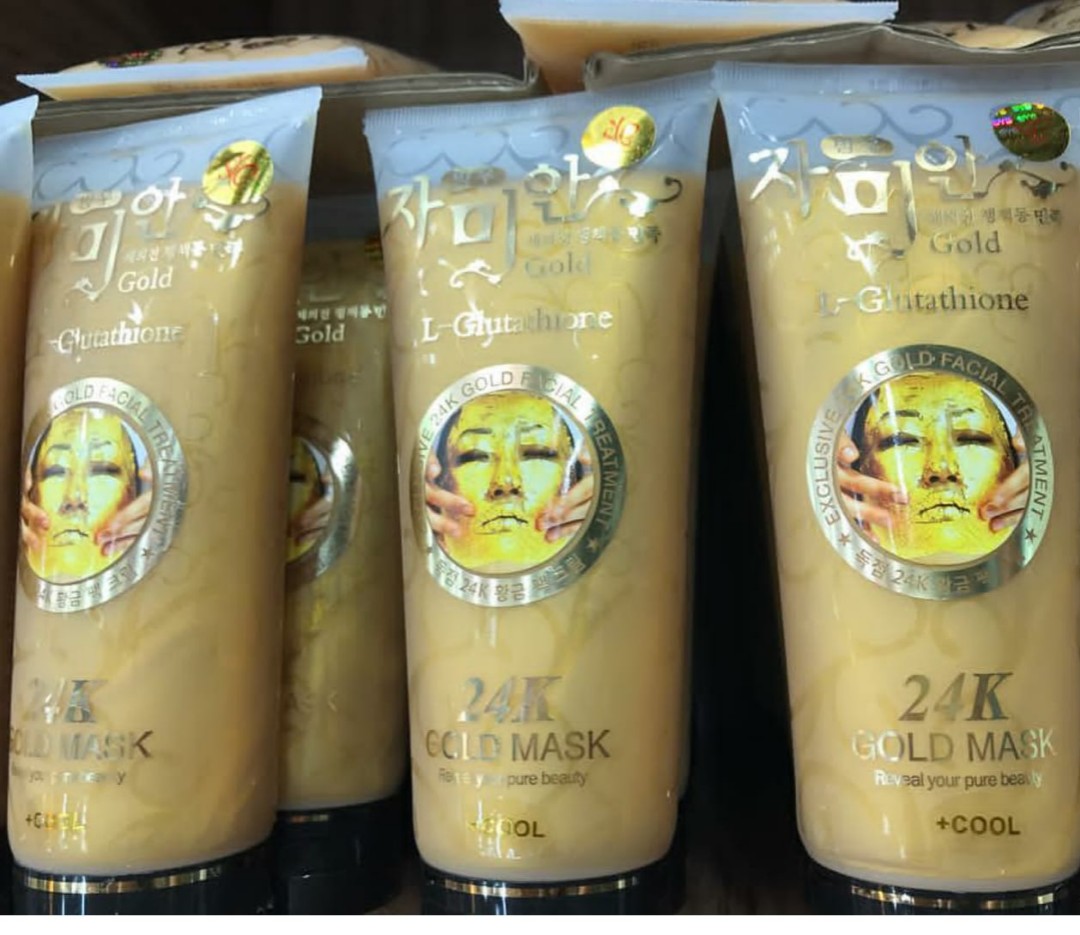 24k Gold Mask, Health & Nutrition, Face Masks & Face Shields on Carousell