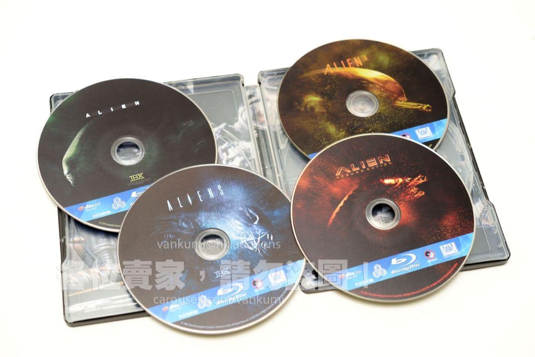 限量鐵盒版 Alien Anthology《異形四部曲》Blu Ray Steelbook, 興趣及遊戲, 音樂、樂器 & 配件, 音樂與媒體 ...