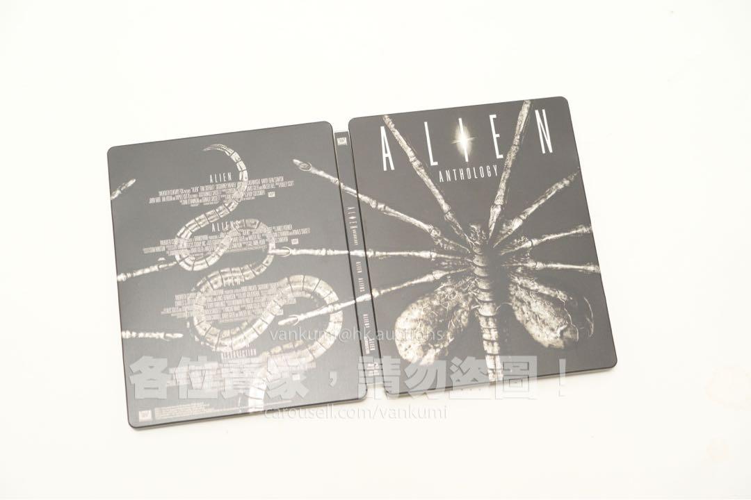 限量鐵盒版 Alien Anthology《異形四部曲》Blu Ray Steelbook, 興趣及遊戲, 音樂、樂器 & 配件, 音樂與媒體 ...