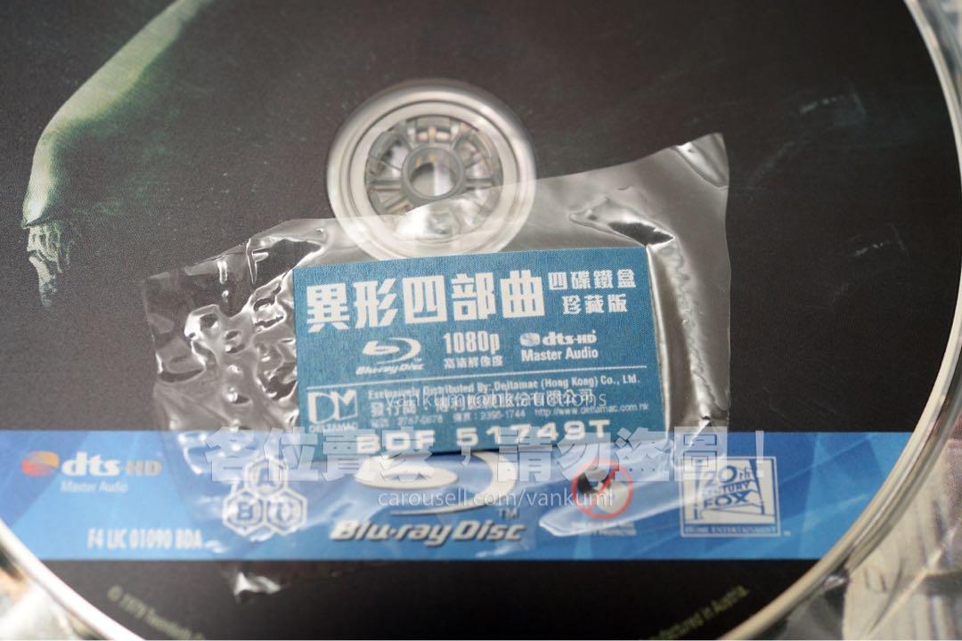 限量鐵盒版 Alien Anthology《異形四部曲》Blu Ray Steelbook, 興趣及遊戲, 音樂、樂器 & 配件, 音樂與媒體 ...