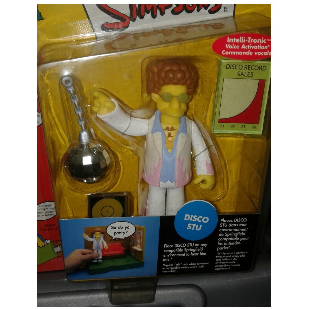 絕版 Playmates 阿森一族 The Simpsons Series 9 Disco STU action figure 1款, 興趣及 ...