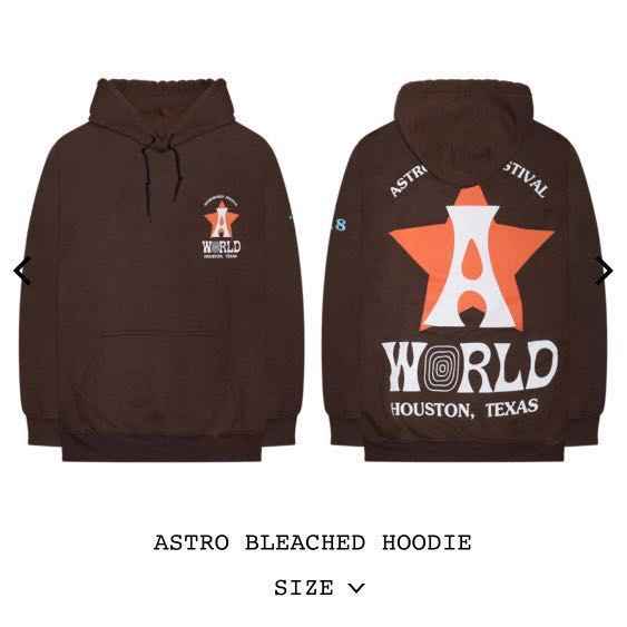 ASTRO WORLD TRAVIS SCOTT EXCLUSIVE HOODIE MERCH, Men's Fashion, Tops ...