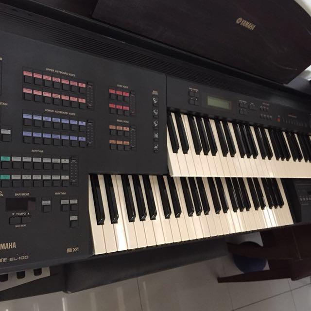 Authentic Yamaha Electone EL-100 Electric Organ, Hobbies & Toys, Music ...