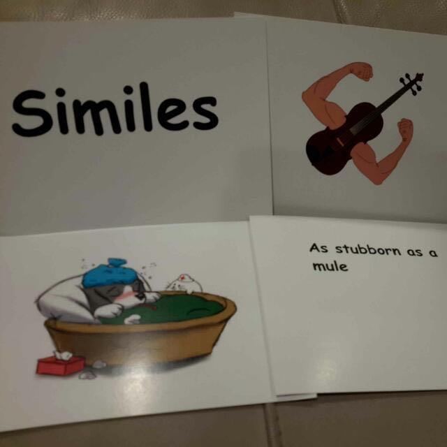 BN Flashcard & right-brain training materials - similes, Hobbies & Toys ...
