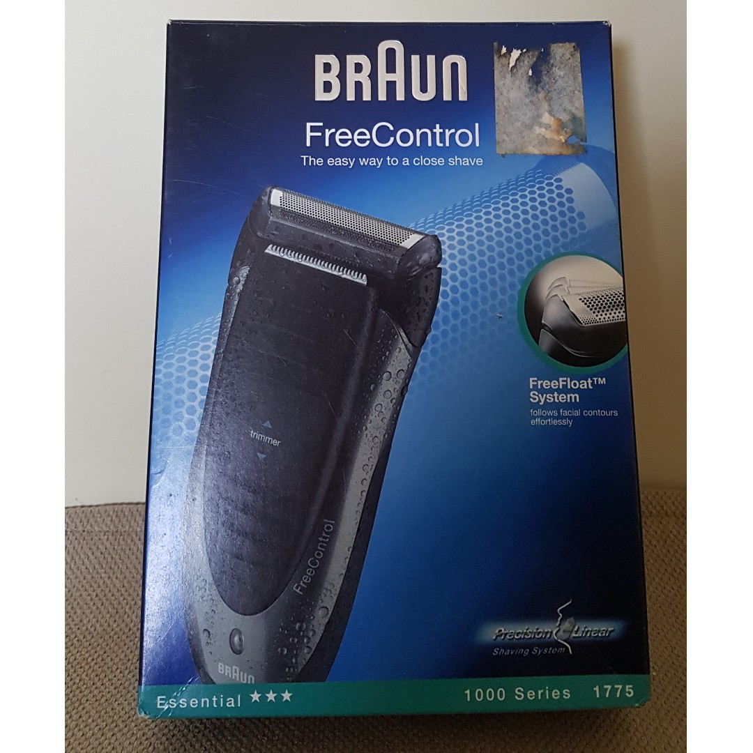 BNIB*** BRAUN 1775 Free Control Electric Rechargeable Shaver, Beauty ...