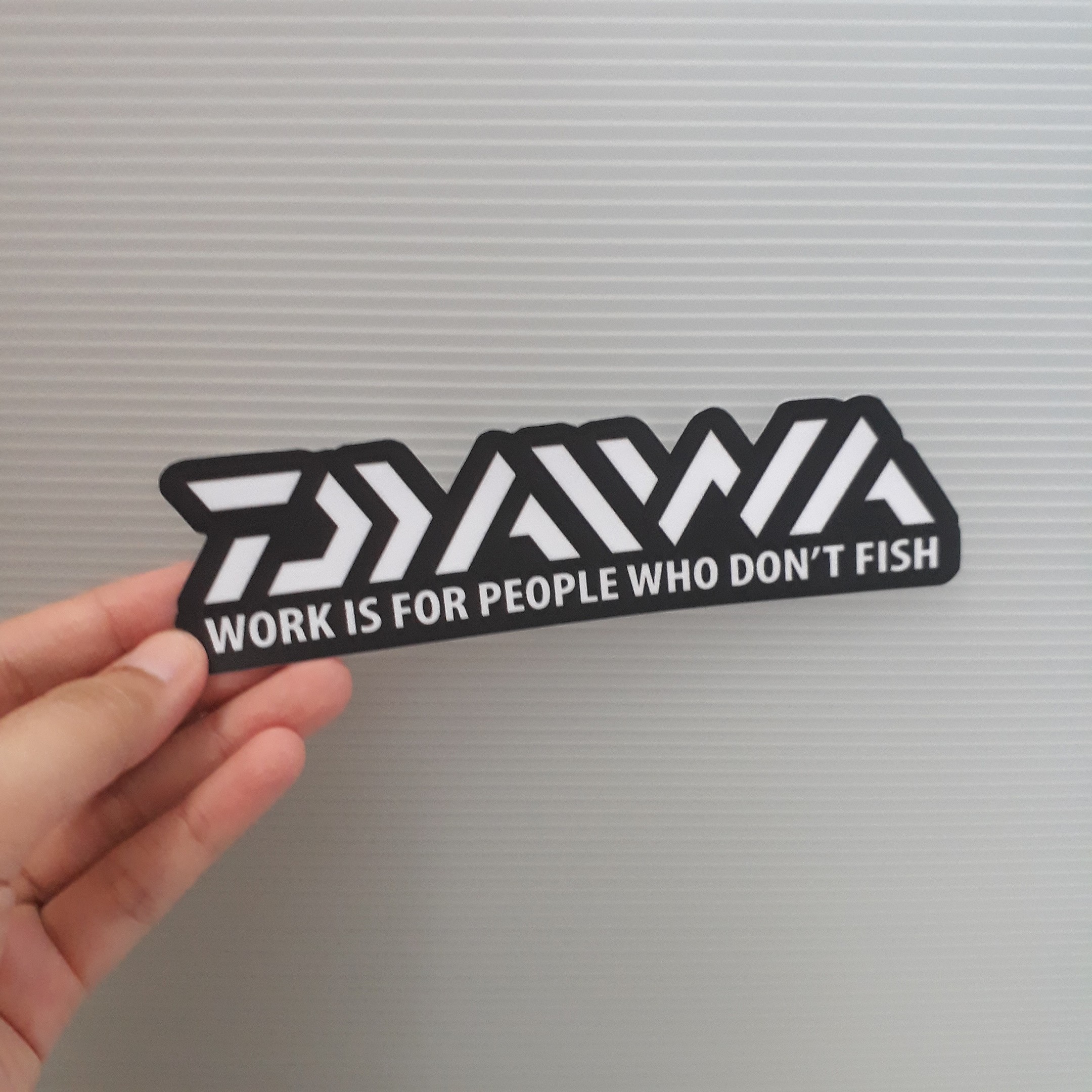 DAIWA vinyl sticker, Car Accessories, Accessories on Carousell