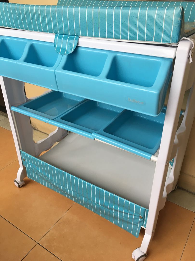 Diaper changer with bath tub, Babies & Kids, Bathing & Changing ...