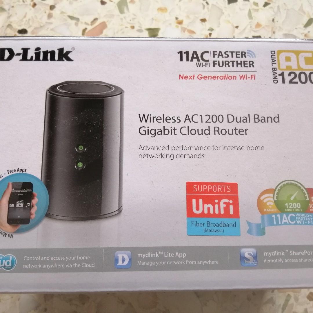 DLink AC1200 Router, Computers & Tech, Parts & Accessories, Networking ...