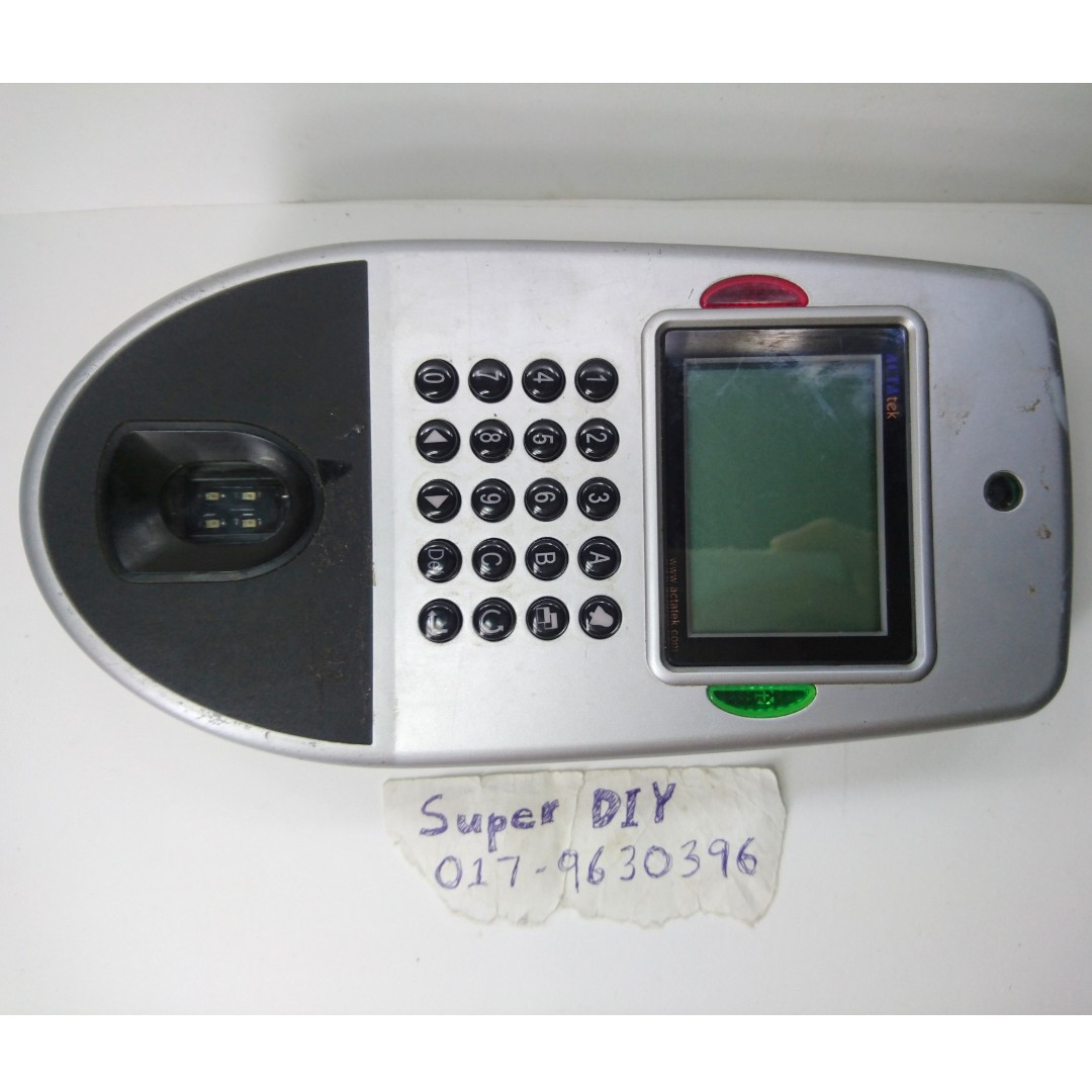 Fingerprint time attendance recorder ACTATEK, Furniture & Home Living, Security & Locks ...
