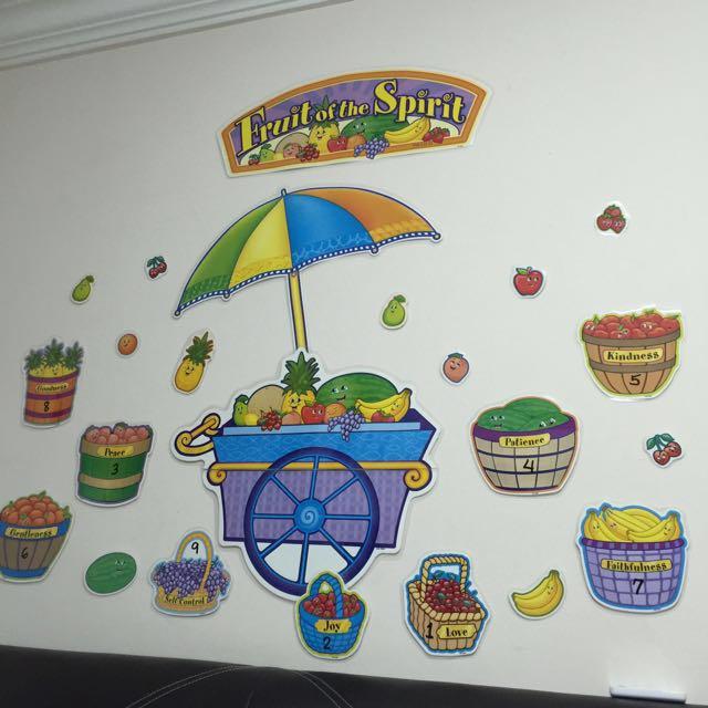 Fruit Of The Spirit Bulletin Board, Hobbies & Toys, Toys & Games on ...